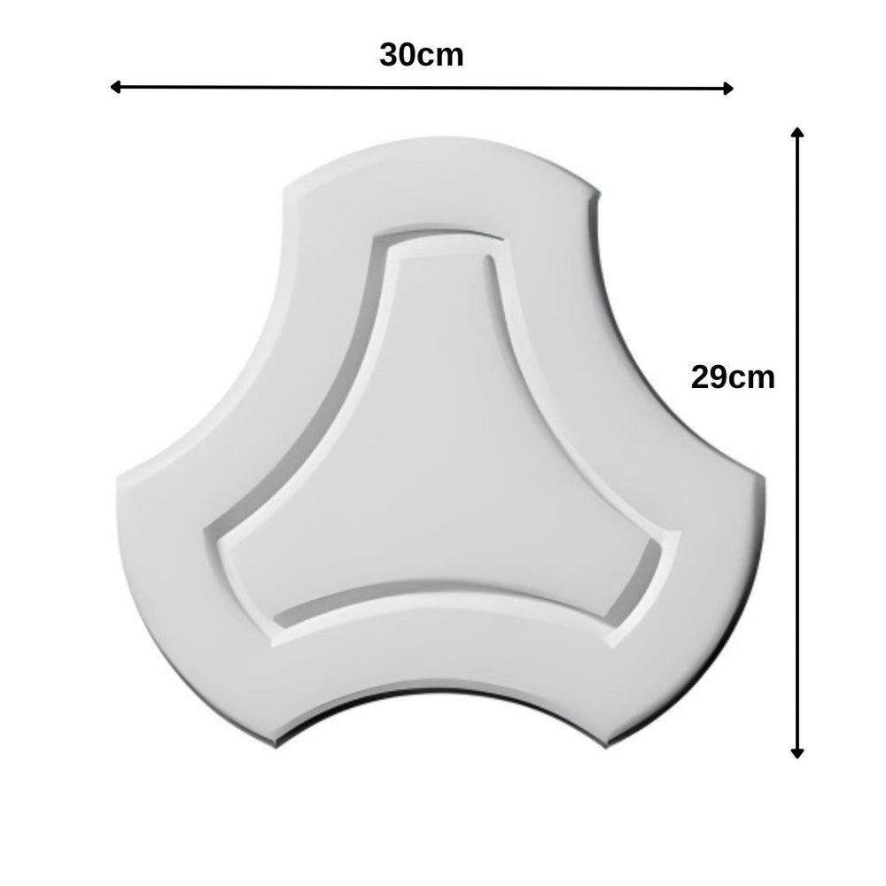 Decorative Wall Panels Triangle Polygon shape Gold rich 3D texture ...