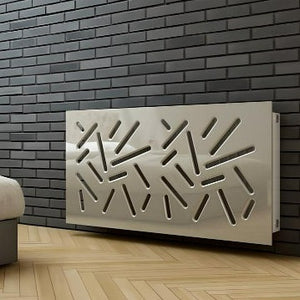 Modern Radiator Heater Cover with STICKS Design in HIGH GLOSS Finish ...