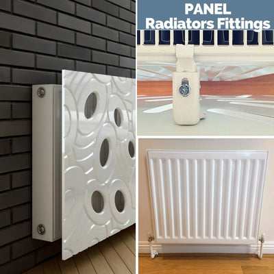 Fittings for column roll round top Radiator Bathroom Towel Rail Heaters ...