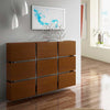 Contemporary Floating Modern Radiator Cabinet Cover 9 CUBE with Shelf ...