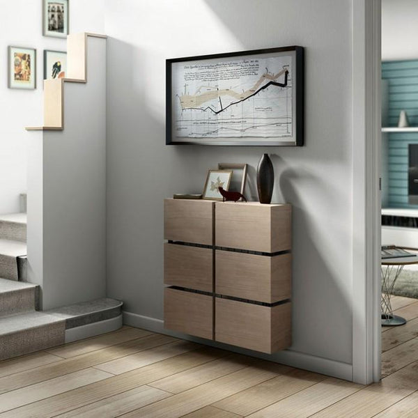 Contemporary Modern Radiator Cabinet Cover 6 CUBE in White with Shelf ...