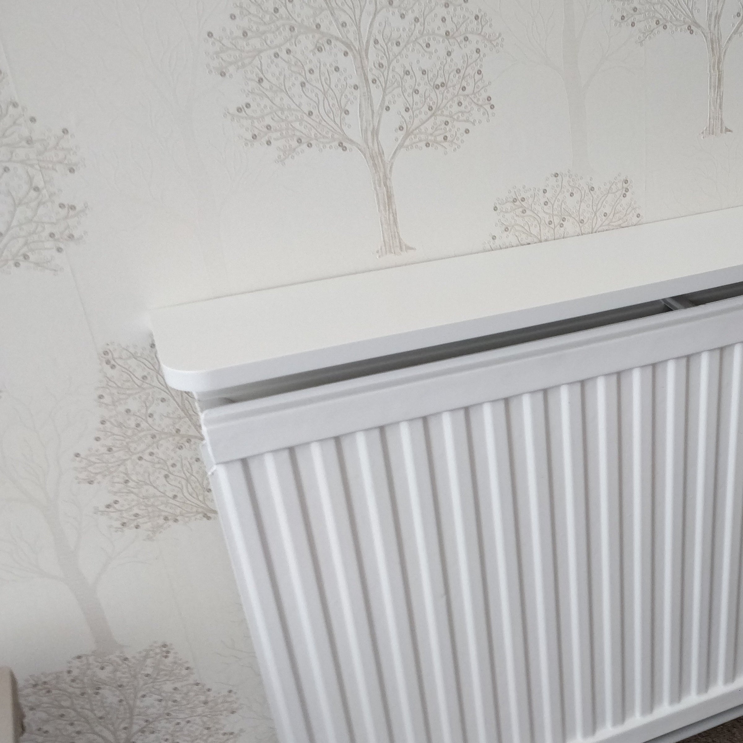 Custom Made Round Radiator Heater shelf or windowsill 1.8cm thickness ...