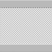 White DIAMOND Radiator Heater Cover perforated grille screening panel ...