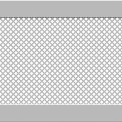 White DIAMOND Radiator Heater Cover perforated grille screening panel ...
