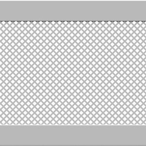 White DIAMOND Radiator Heater Cover perforated grille screening panel ...