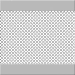 White DIAMOND Radiator Heater Cover perforated grille screening panel ...