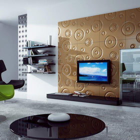 Decorative 3D Textured Feature Wall Panels with Modern Drop Design ...