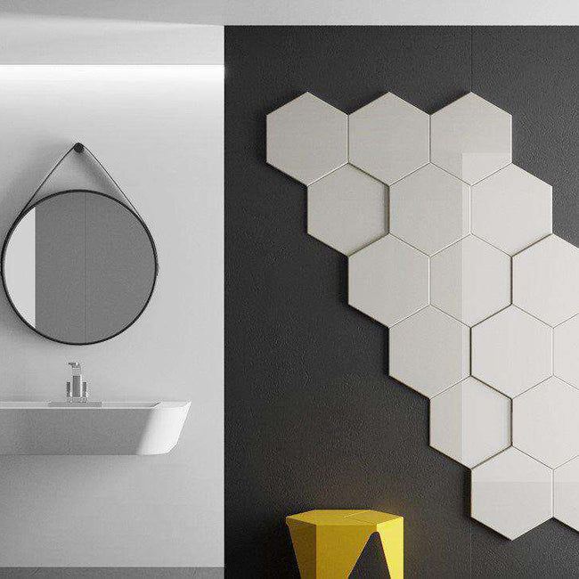 Decorative HEXAGONAL wall panels varied thicknes textured 3D design pk3 ...