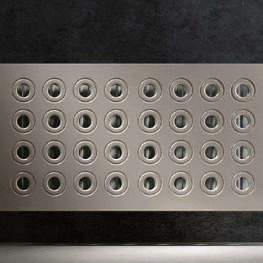 Contemporary RINGS Radiator Heater Cover Stain Matt colours removable ...