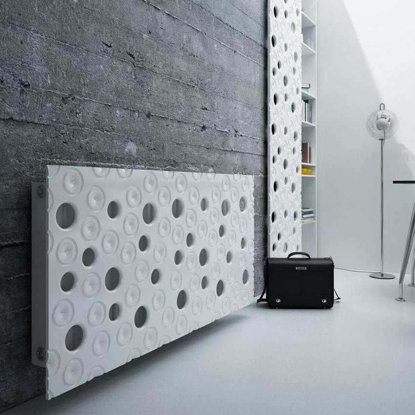 Custom-made Designer Radiator Cover ultramodern MOON Design SATIN MATT ...