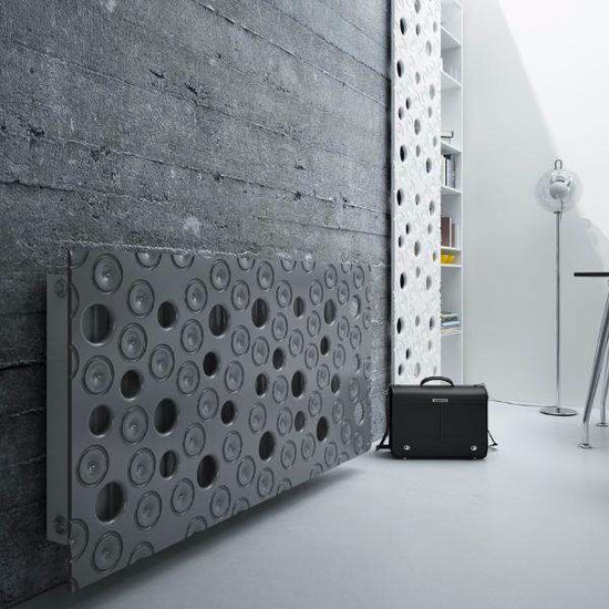 Custom-made Designer Radiator Cover ultramodern MOON Design SATIN MATT ...