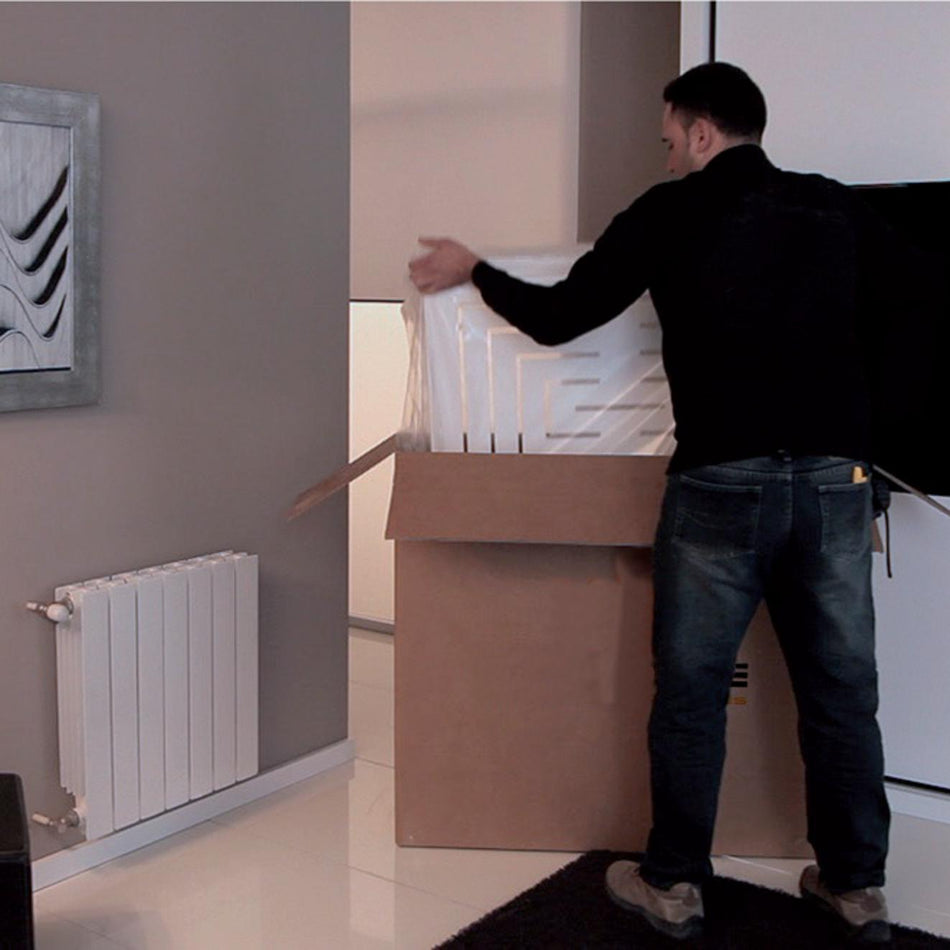 Modern Floating Radiator Cover GEOMETRIC SQUARES Cabinet Box Design ...