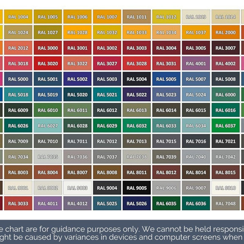 RAL Classic K7 Colour Chart Pallet Icons Fan Deck Swatches with refere ...